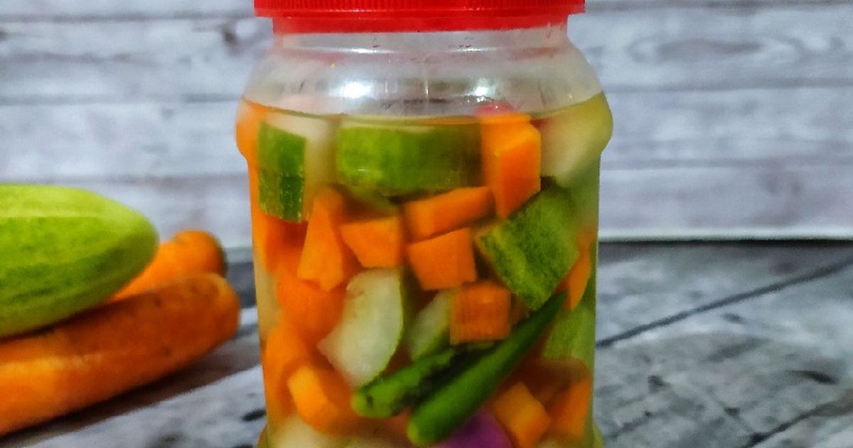Resep Acar Timun Wortel (Cuka Apel) oleh Umma Berkreasi - Cookpad