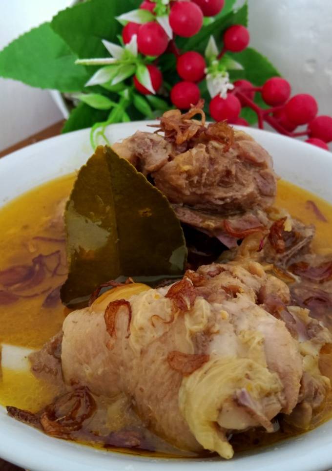 Resep Kare ayam kampung presto simple oleh tya laura - Cookpad