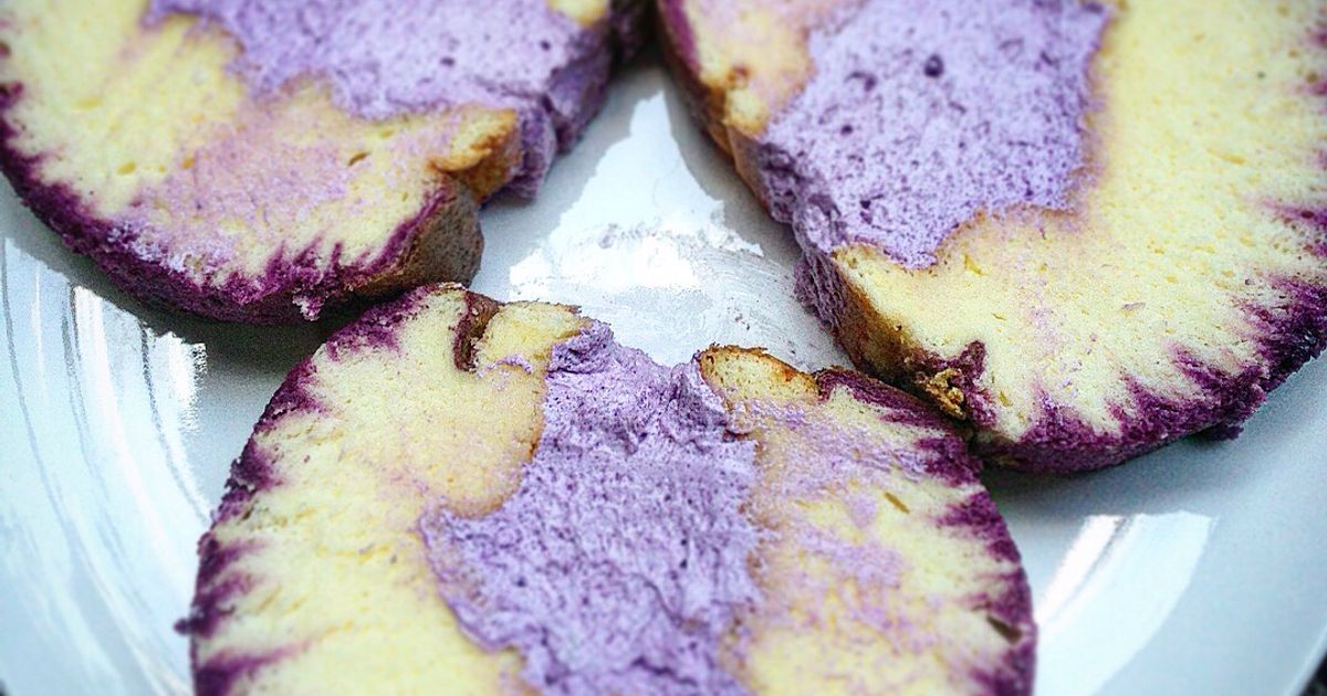 Resep Blueberry Hurricane Swiss Roll Cake oleh leonie - Cookpad