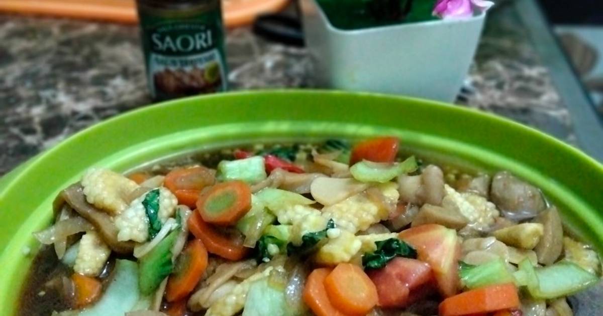 40 resep simple pok coy jamur teriyaki enak dan mudah - Cookpad