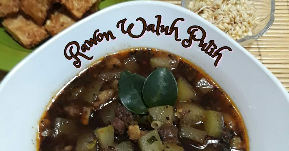 Resep Rawon Waluh Putih / Labu Air/Grout oleh ‫رملة احمد الشافعي ...