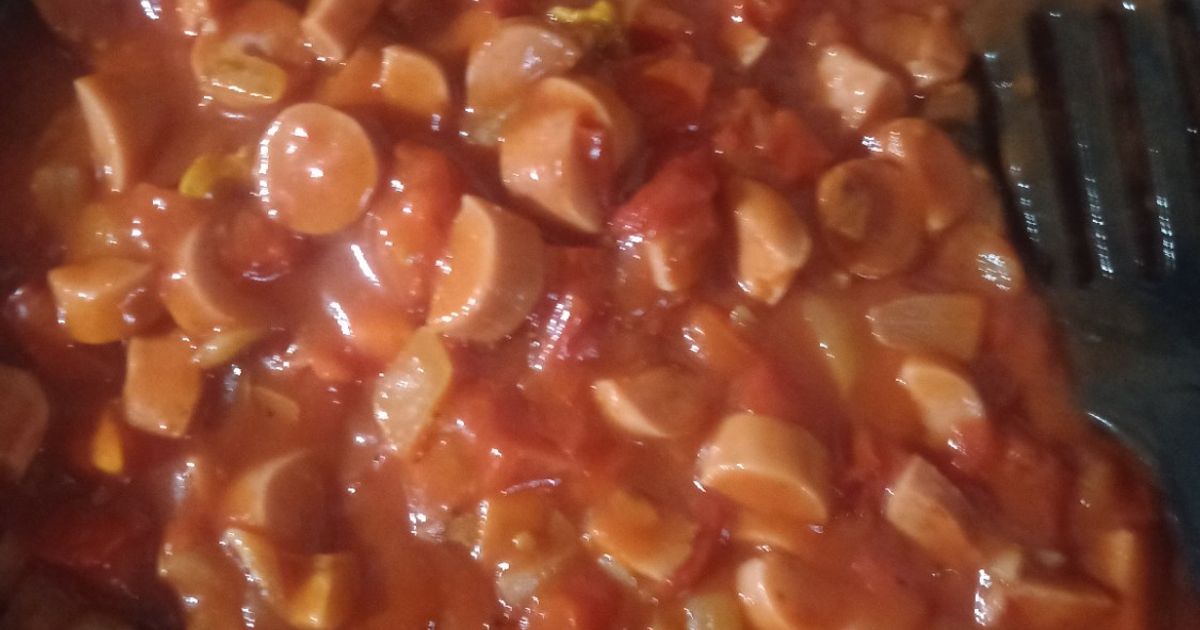 Salchichas Entomatadas🍅😍 Receta de Faby Gonzalez🇲🇽🌻🌹- Cookpad