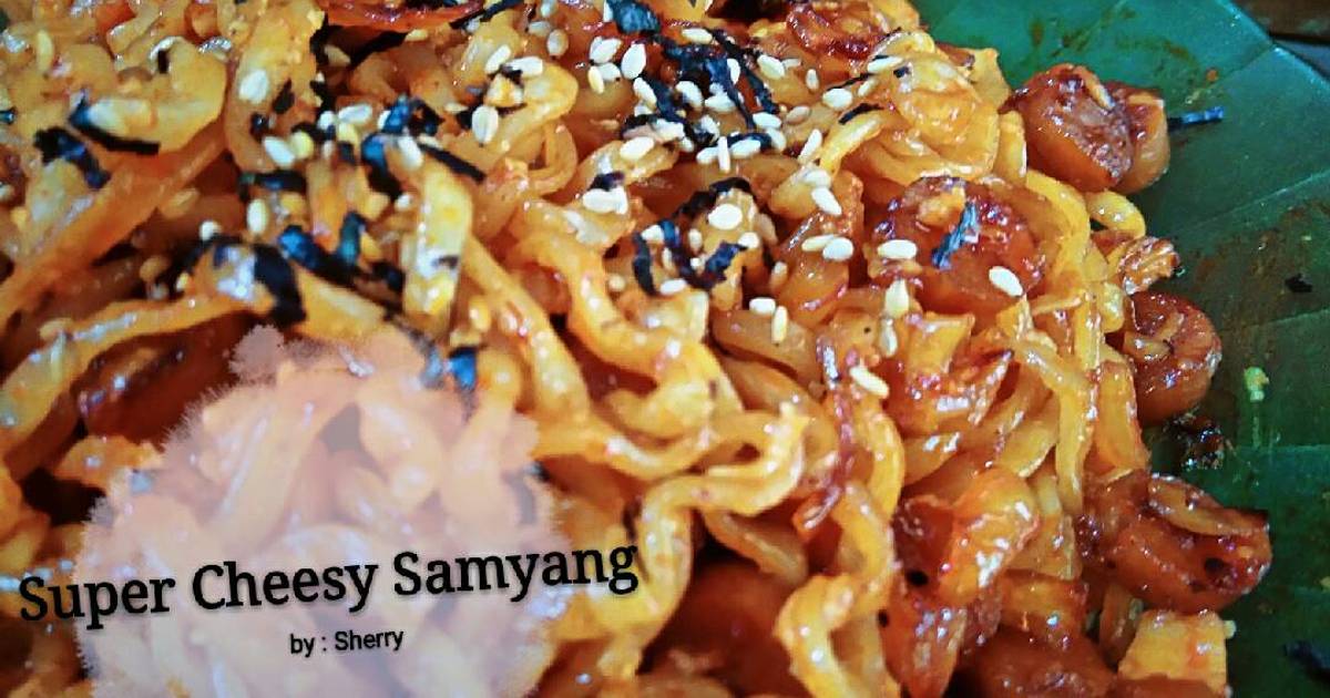 Resep Super Cheesy Samyang 🔥 oleh Sherry - Cookpad