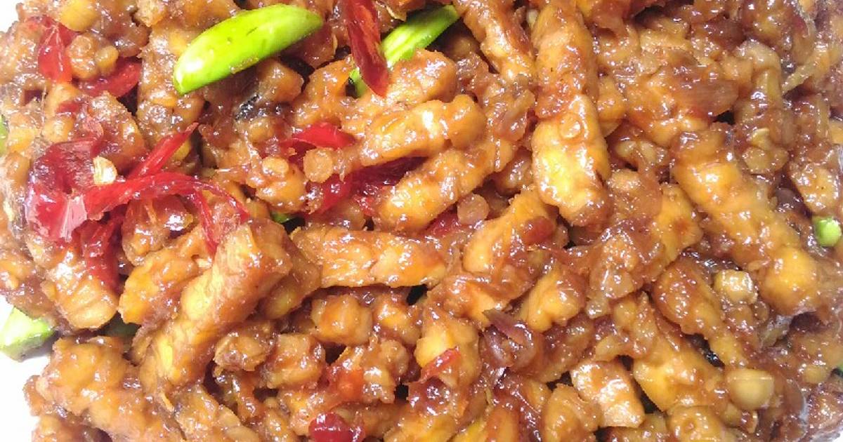 203 resep oreg tempe basah pete enak dan mudah - Cookpad