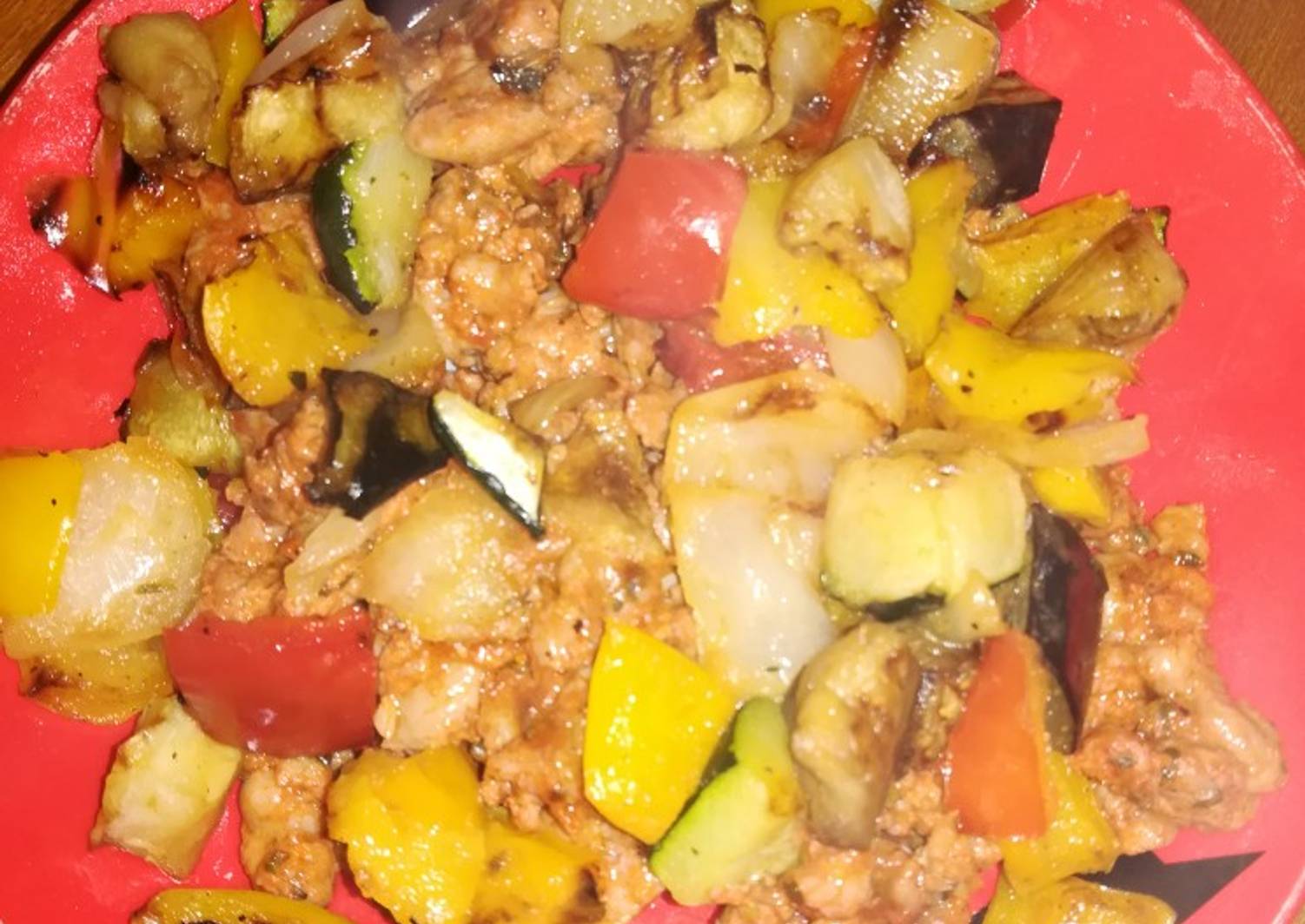 Picadillo de cerdo con verduras Receta de Marina- Cookpad