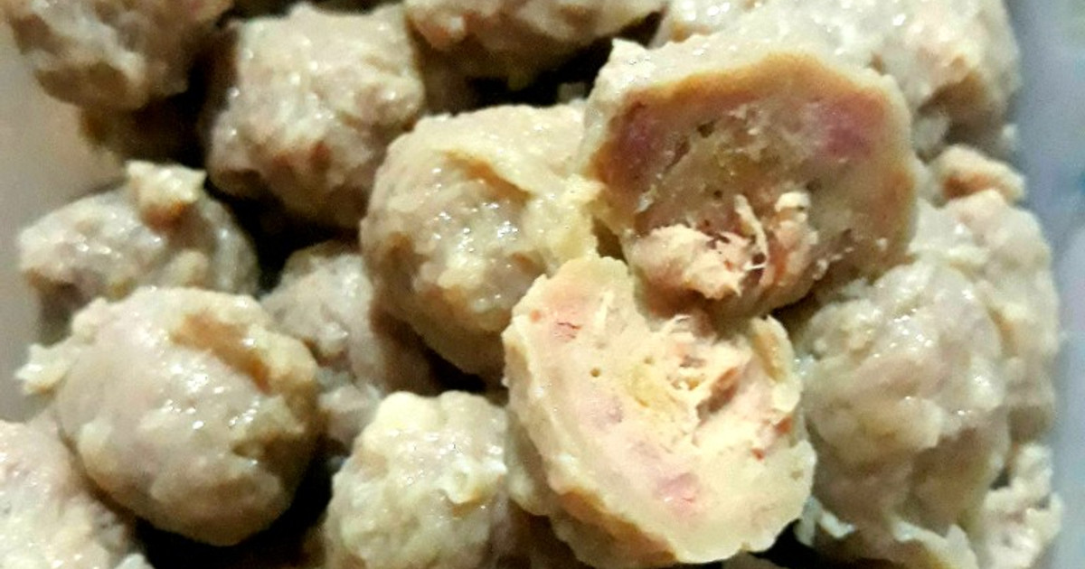 Resep Bakso Sapi Homemade oleh Aunty Eve - Cookpad