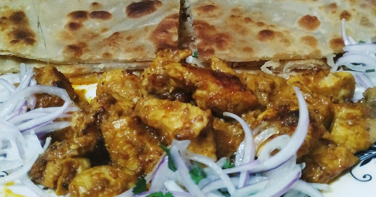 Tawa Chicken Mali Boti Recipe by Nosheen Nadeem - Cookpad