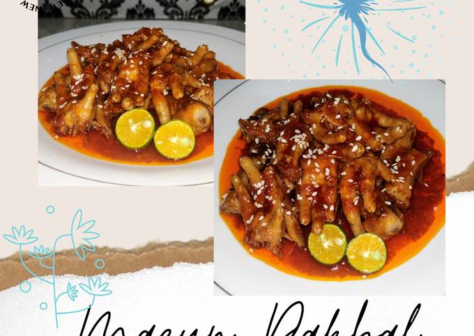 Resep Maeun Dakbal/Ceker pedas oleh Dapoer Hanna - Cookpad