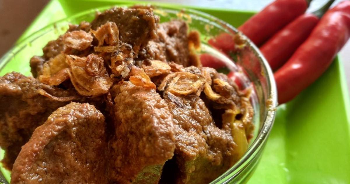 Resep Rendang hati sapi by resep lombok oleh Vitriani - Cookpad