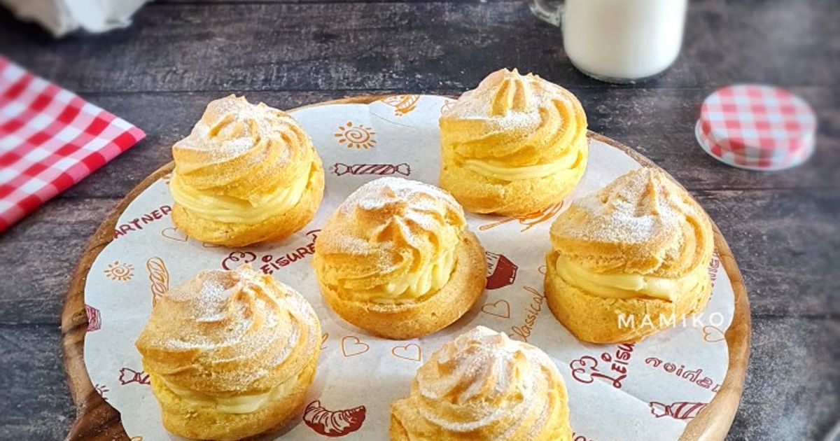 Resep Kue Soes/Sus Vanilla Kokoh oleh FANY - Cookpad