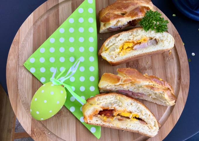 Tojással és sonkával töltött kalács | Kovacs Dana (Danadi’s Kitchen ... Tojással és sonkával töltött kalács | Kovacs Dana (Danadi’s Kitchen ...