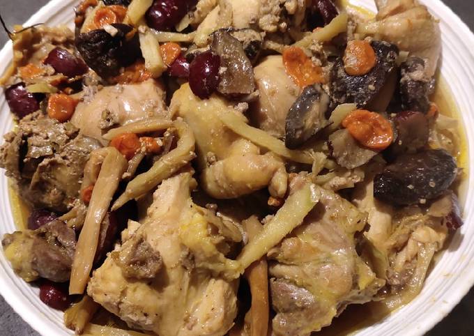 Steam Whole Chicken Recipe by Meme - Cookpad