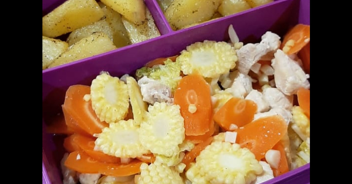 Resep #Bekal Honeyta Potato Wedges Dan Tumis Sayur oleh Hanieta Savitri ...
