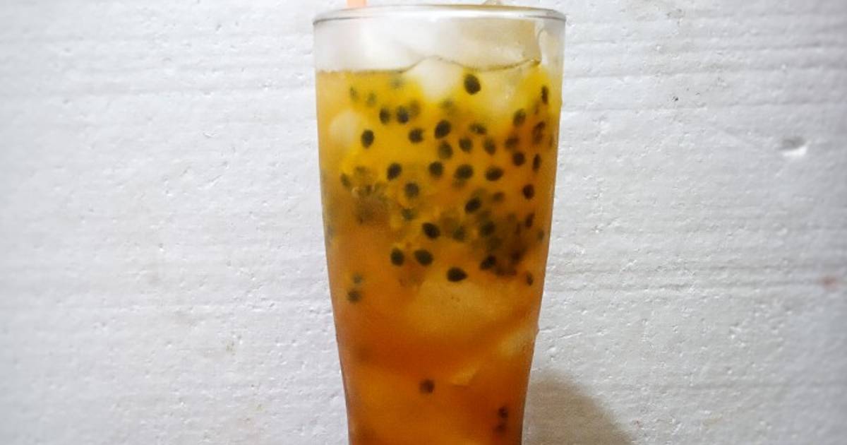 Resep Es teh Markisa oleh Bunda Rayyan - Cookpad