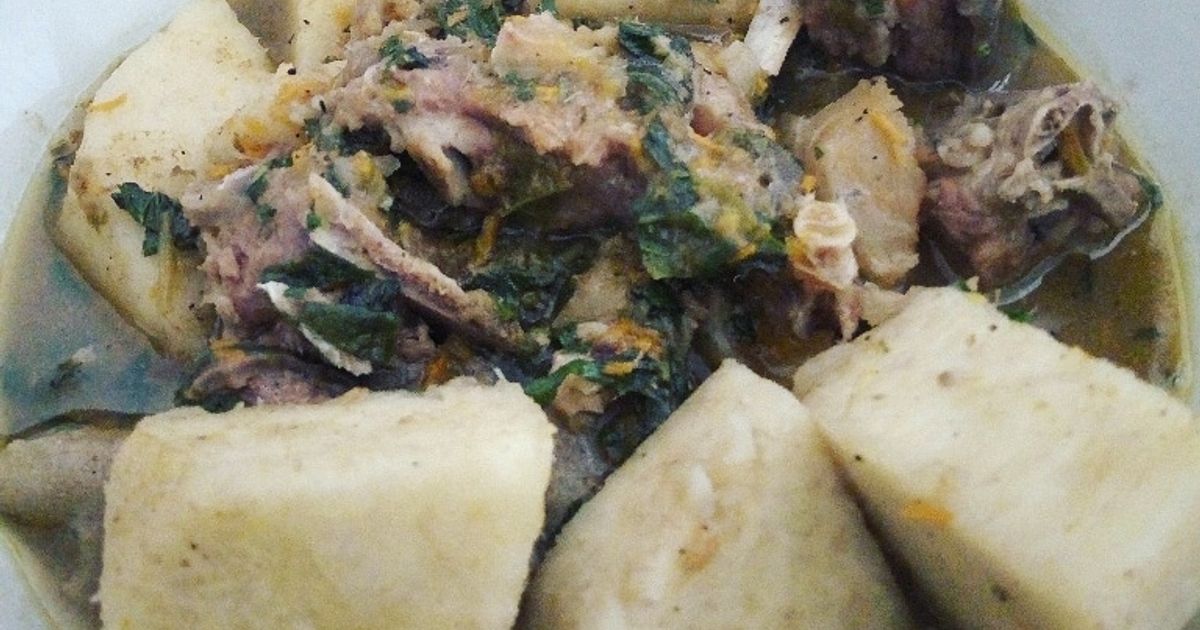 Goat Meat, Stock Fish And Yam Pepper Soup Recipe by Mimosasplace - Cookpad