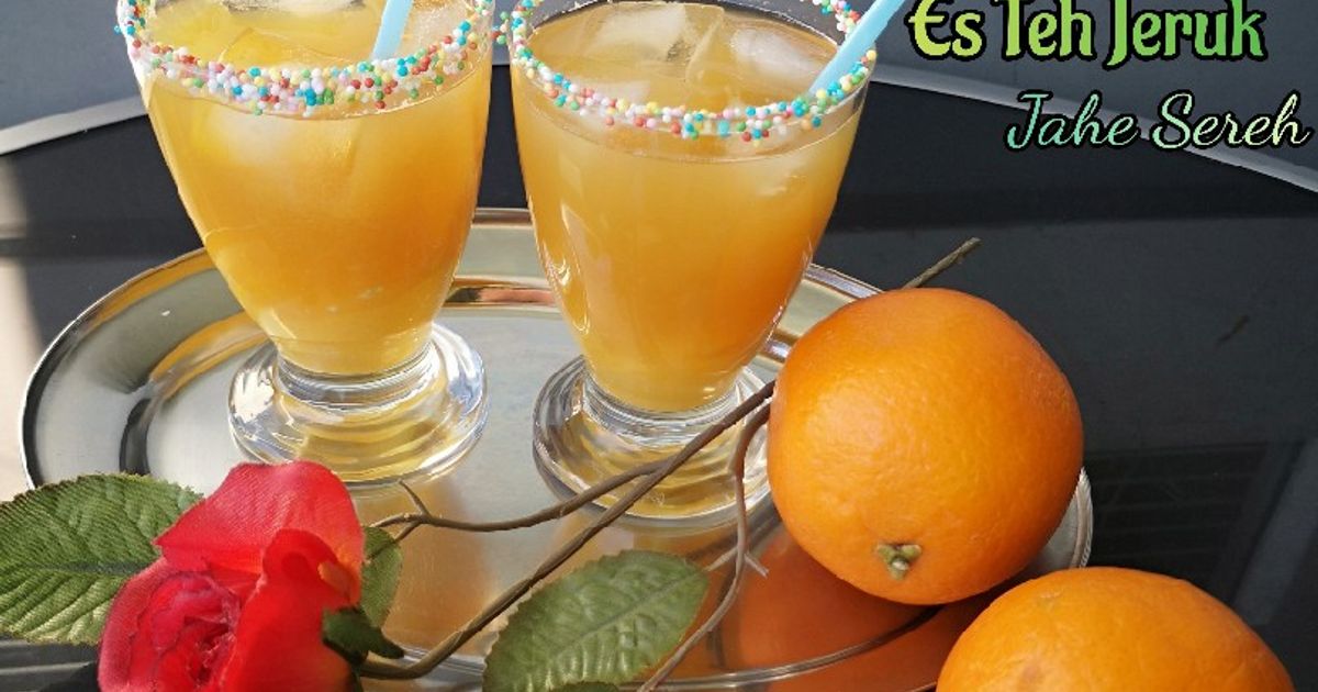 Resep teh jahe jeruk rumahan enak dan mudah - Cookpad