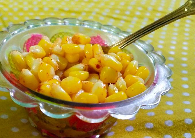Masala Sweetcorn Recipe by Deepshi Tiwari - Cookpad