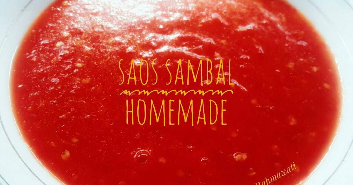 Resep Saos Sambal Homemade oleh urk2706 - Cookpad
