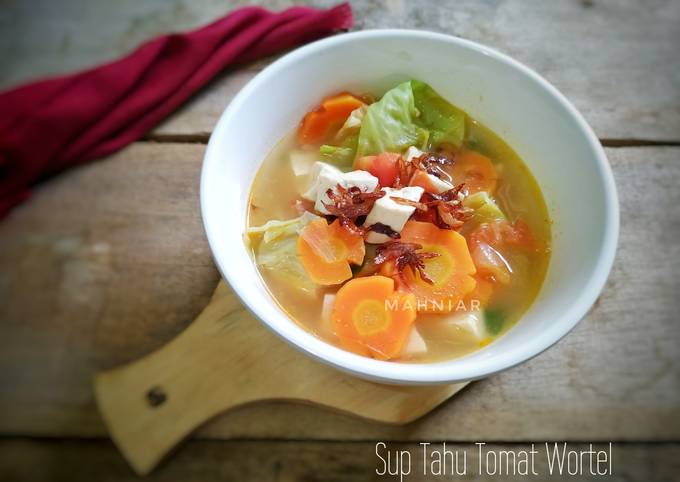 Resep Sup Tahu Tomat Wortel oleh Niar Arifuddin - Cookpad