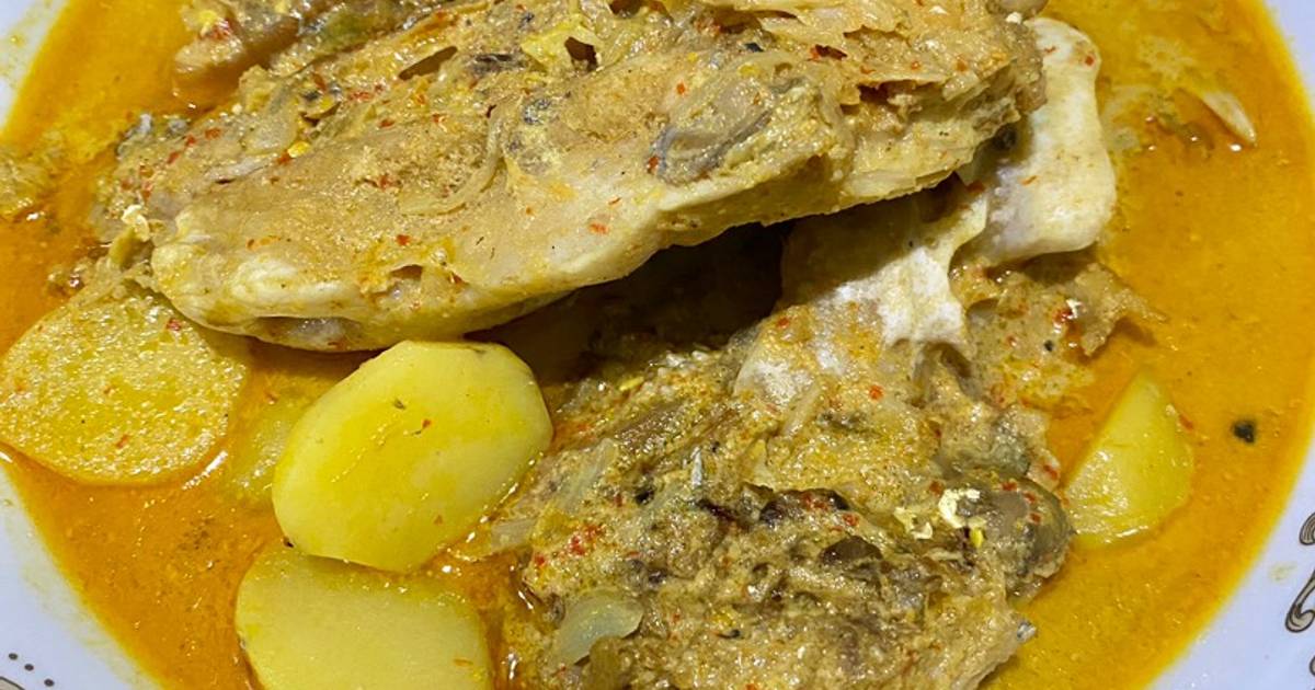 Resep Gulai Kepala Kakap oleh Kreasi MAMIA - Cookpad