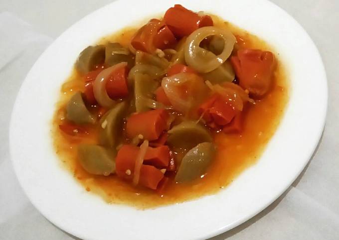 Resep Baso Sosis Saus Sambal oleh Andry - Cookpad