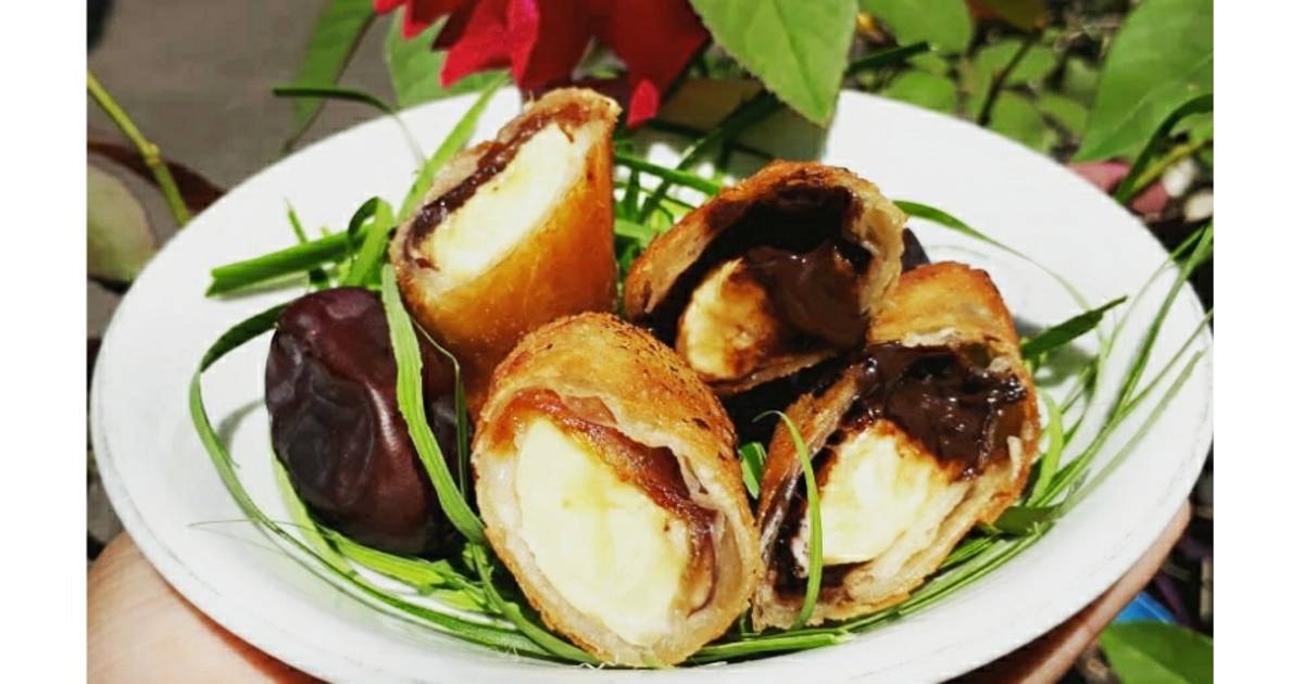 Resep Pisang Cokelat Lumer oleh Resty Febrianti - Cookpad