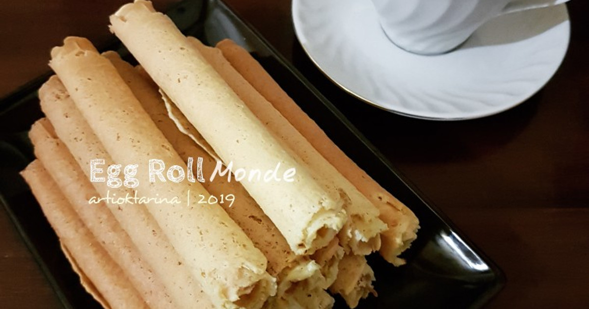 Resep Egg Roll Monde Aka Kue Semprong oleh Arti oktarina - Cookpad