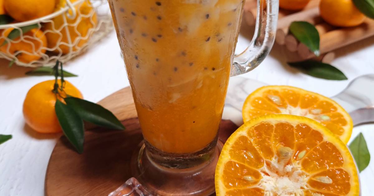 Resep Es jeruk kelapa muda oleh Yayak W - Cookpad