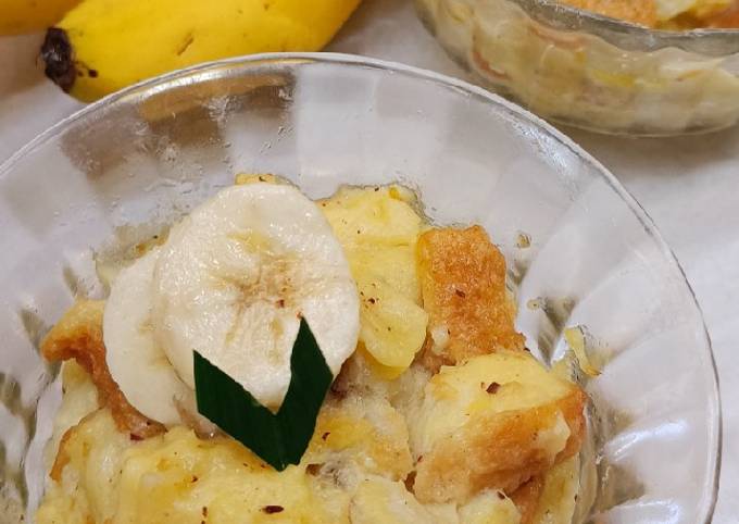 Resep Puding Roti Pisang oleh Dina - Cookpad