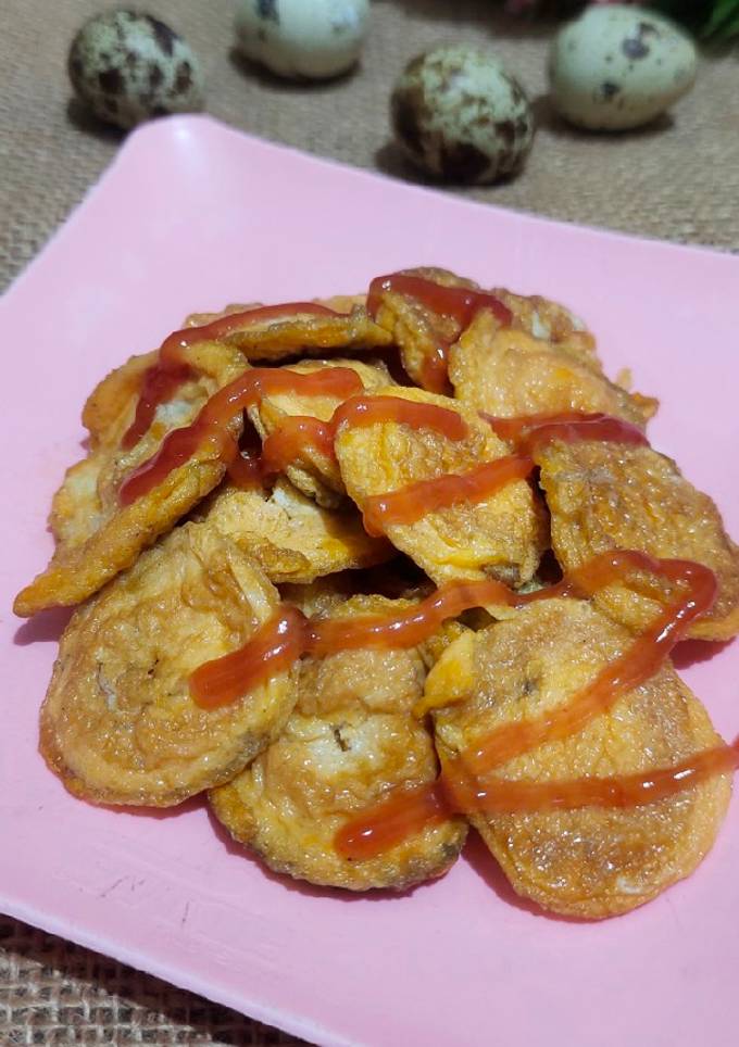 Resep Dadar Telur Puyuh Mini Jajanan SD oleh DW (Dapoer Wija) - Cookpad