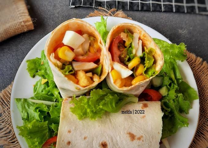 Resep Salad Wrap oleh melda yanti - Cookpad