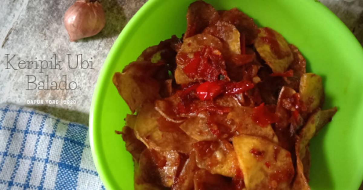 34 resep keripik ubi balado enak dan mudah - Cookpad