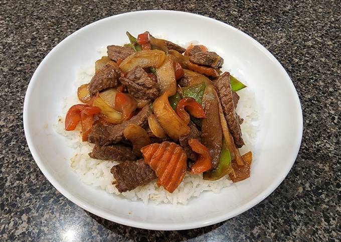 Dad's Mongolian Stir Fry Recipe by David Tong - Cookpad