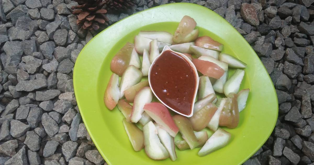 Resep Rujak jambu air simpel oleh reginna sylvia (Ryu Family🤗😘) - Cookpad