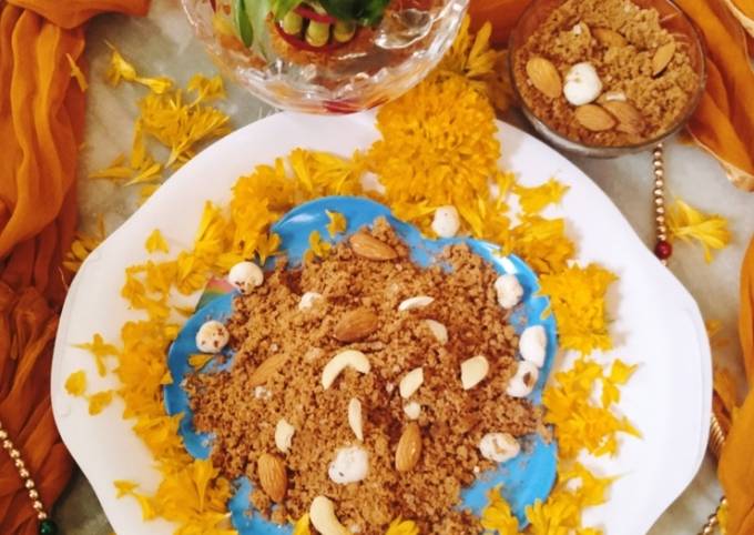 Panjiri (Krishna Janmashtami bhog Prasad panjiri) Recipe by Jyoti ...