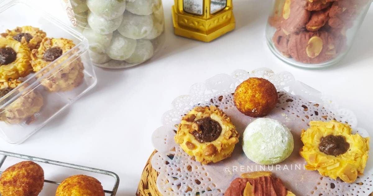 Resep 1 Adonan Kue Kering untuk Aneka (4) Variasi | Cookies Sat Set ...