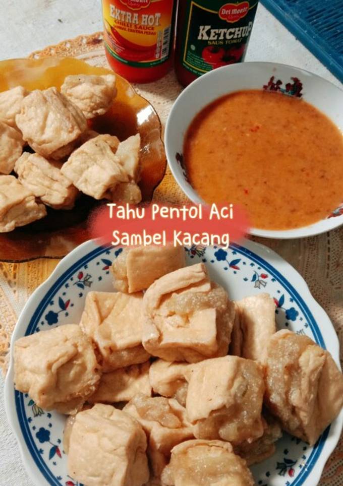 Resep Tahu pentol Aci sambel kacang oleh Tasyaa^^ - Cookpad