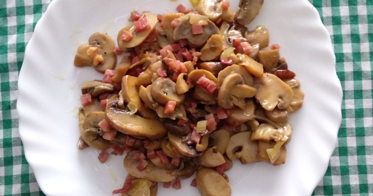 Revuelto De Champiñones Con Jamón Receta de CocinandoConAlba- Cookpad