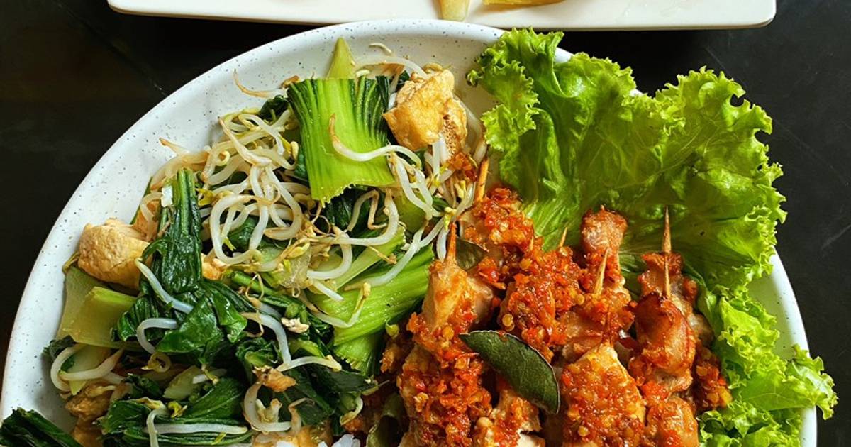 Resep Sate Dada Ayam Fryer Sambal Rica Bawang Oleh Thytin Olii Cookpad