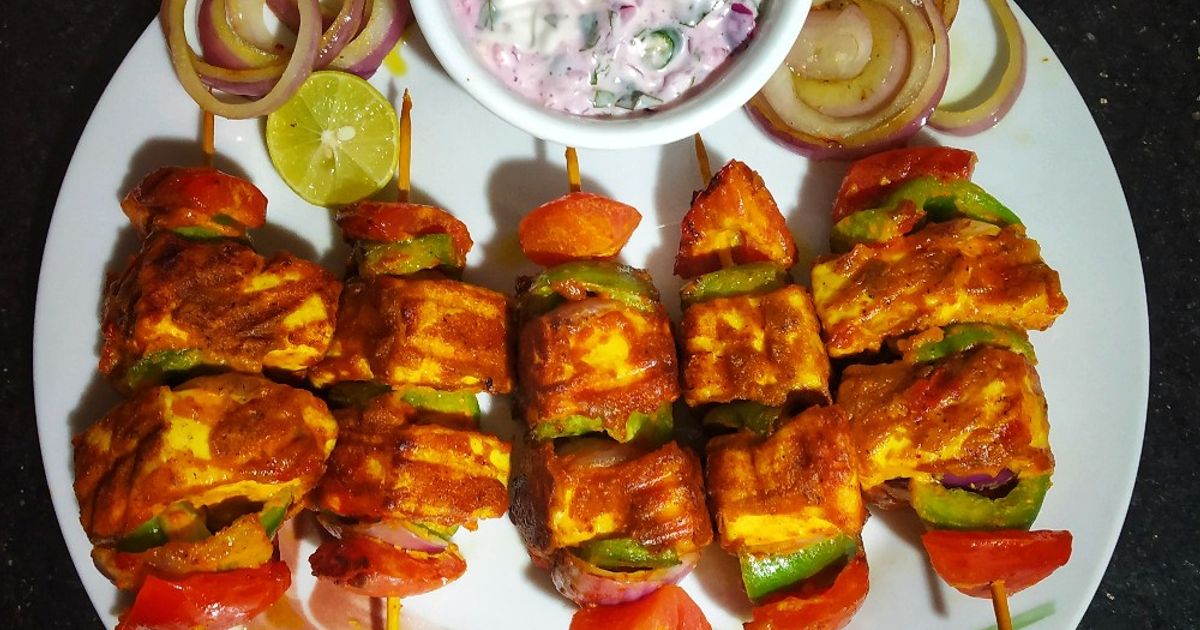 Paneer Tikka Recipe by Mithu Majumder - Cookpad