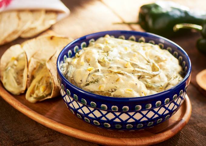 Rajas con Crema y Queso Receta de V&V Supremo®- Cookpad