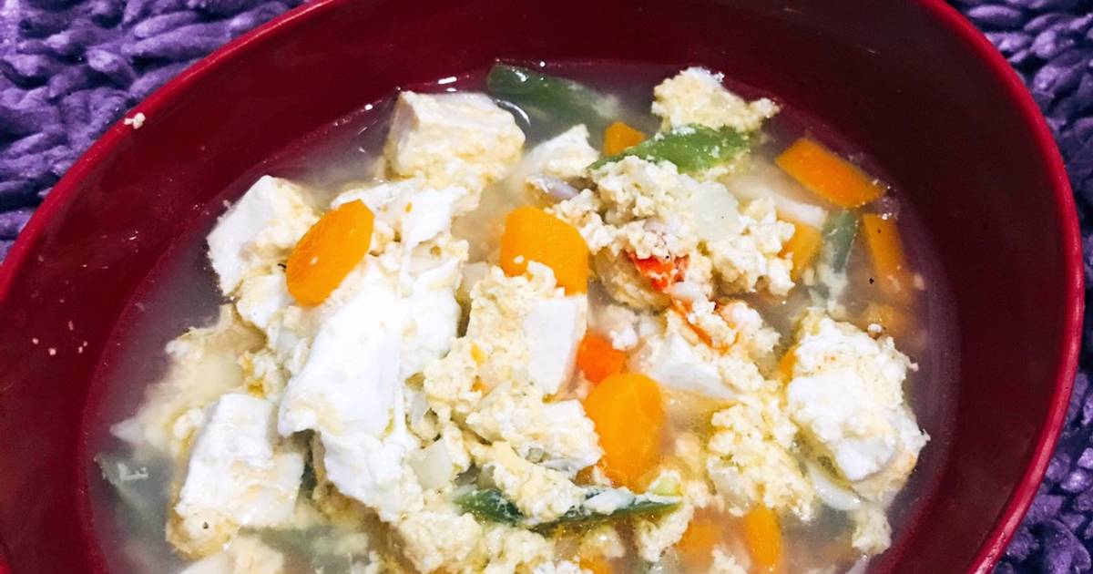 48 resep sup tahu telur enak dan sederhana ala rumahan - Cookpad