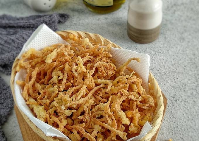 Resep Enoki Goreng Krispi oleh Nova Rilandari - Cookpad