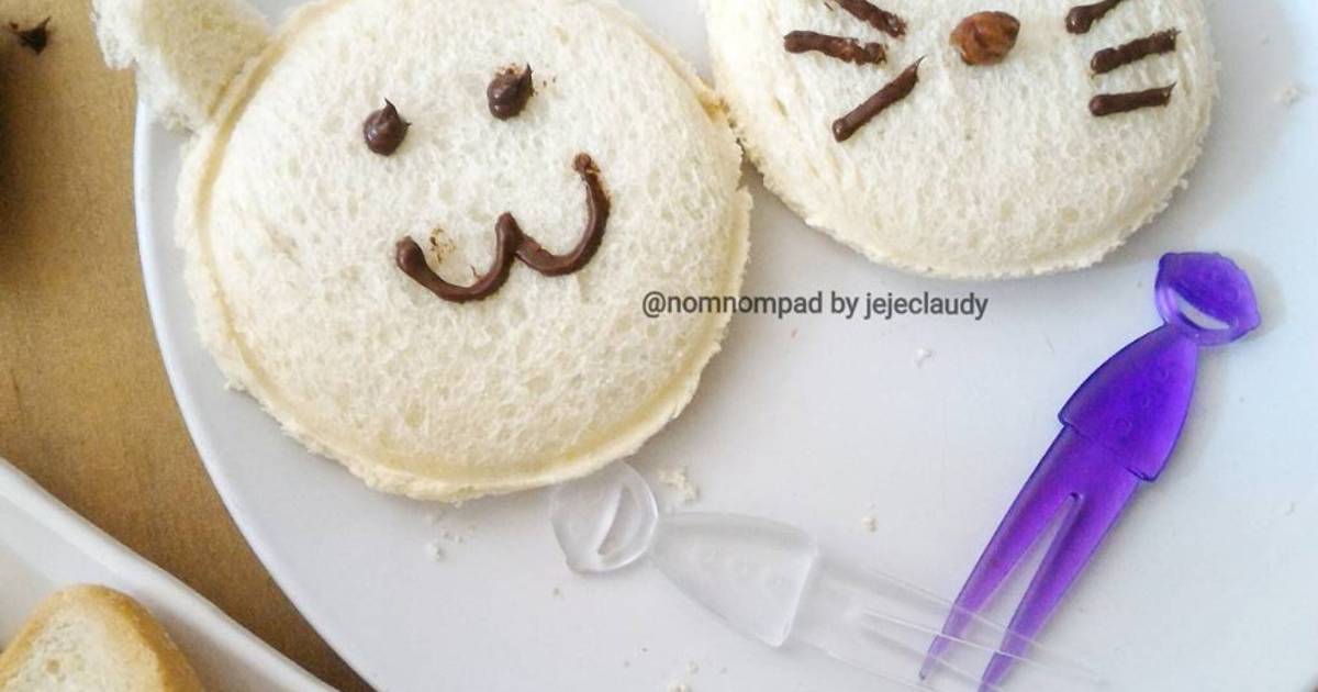 Resep Bekal roti kelinci lucu (cute sandwich) oleh Jeannette Claudya ...