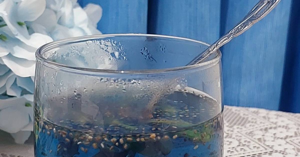 Resep Teh Bunga Telang Chiaseed oleh NayNay - Cookpad