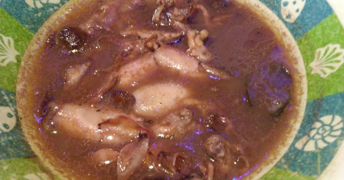 Resep Cumi Kuah Asam Manis oleh Dapur Arrputri - Cookpad