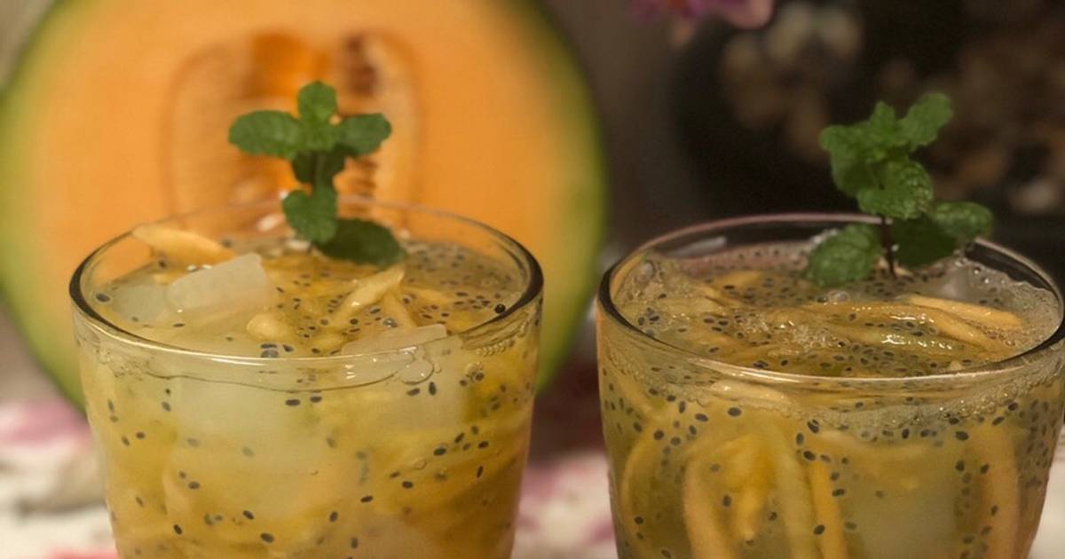 Resep Es Melon Nata De Coco oleh Novi Indah - Cookpad