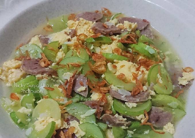 Resep Tumis Timun Telur oleh Nicky Surya Utari - Cookpad