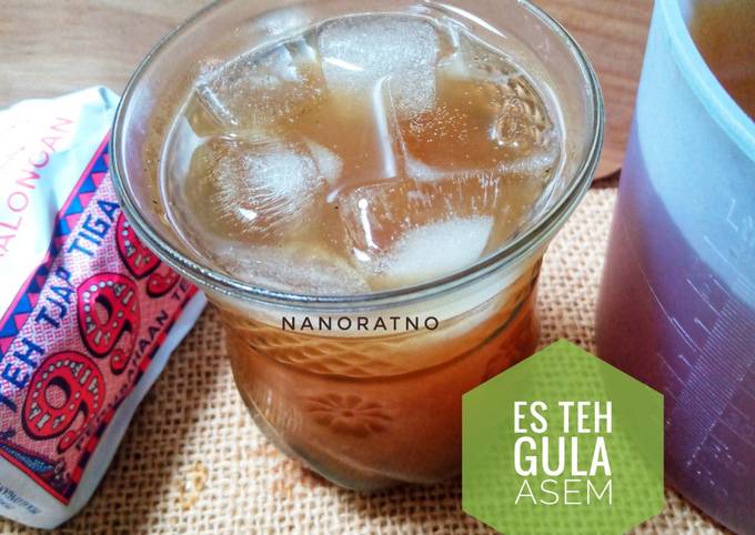 Resep Es Teh Gula Asem oleh NanoRatno - Cookpad