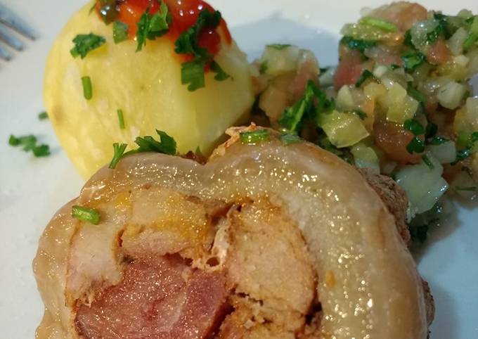 Arrollado huaso Receta de chef martinez- Cookpad